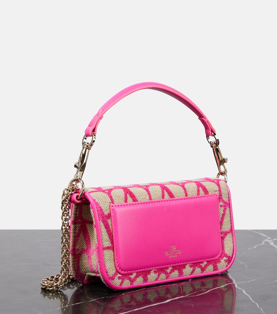 Valentino Garavani Locò Small Toile Iconographe Shoulder Bag