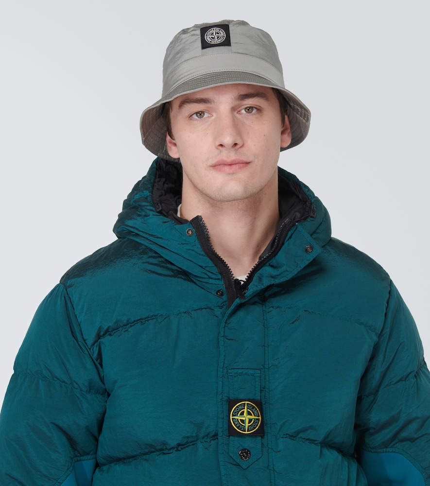 Stone Island Compass Bucket Hat In Beige - 30% Off | Editorialist