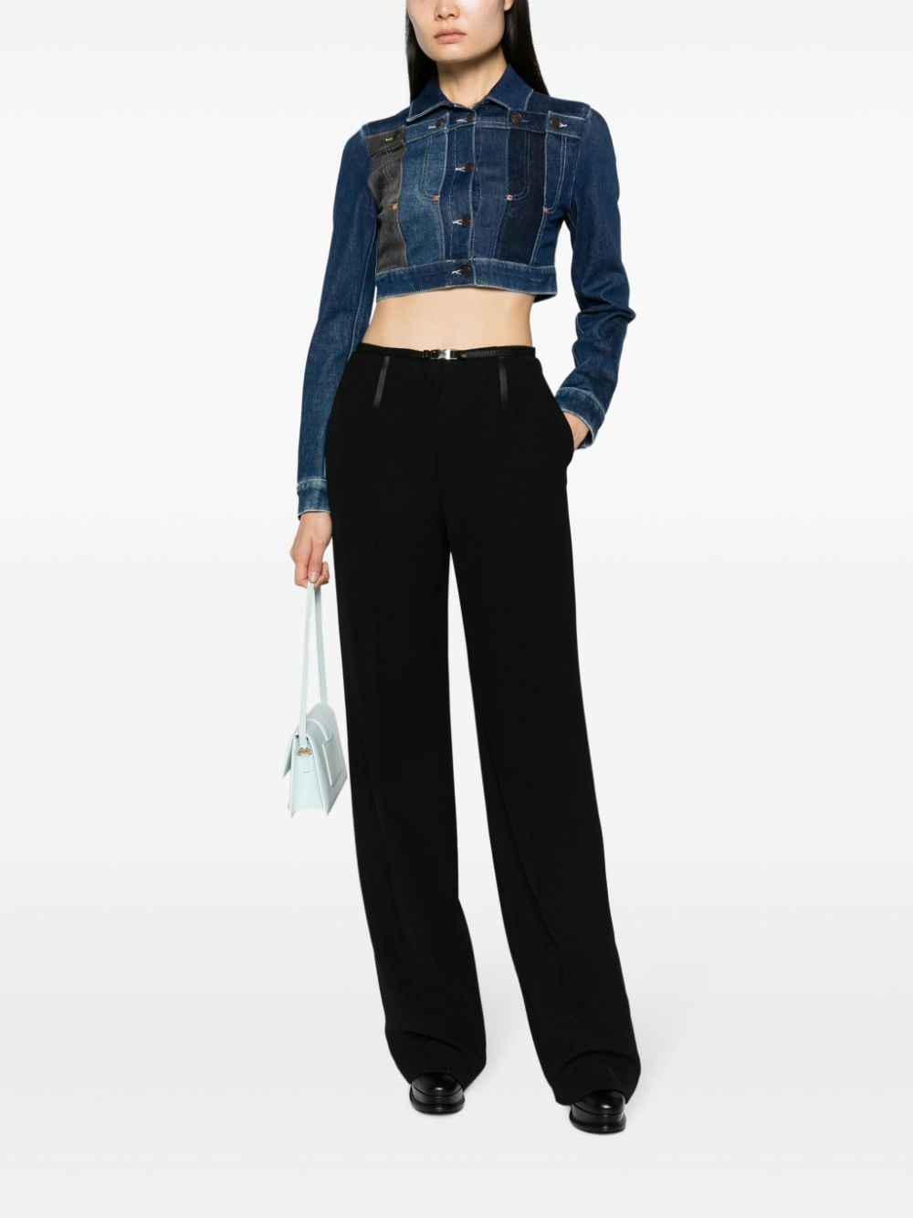 MOSCHINO MOSCHINO JEANS Pointed Flat Collar Jacket