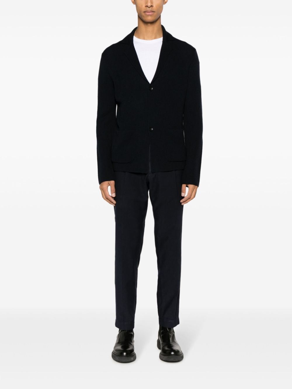 DELL'OGLIO Dell'oglio Pleated Cotton-Blend Trousers