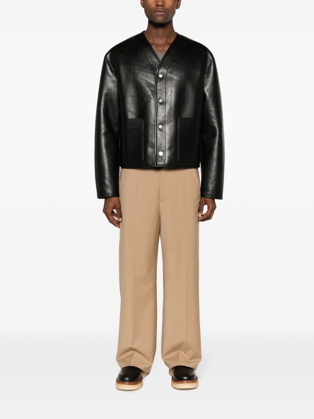 NANUSHKA Nanushka Faux-Leather Bomber Jacket