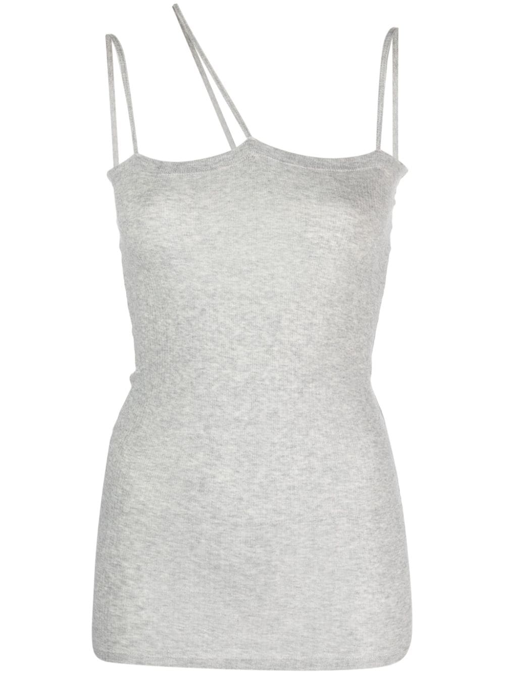 トップス Nida Tank Grey Melange NPS Tank Top Melange, Light Grey Melange – MADS NØRGAARD – COPENHAGEN