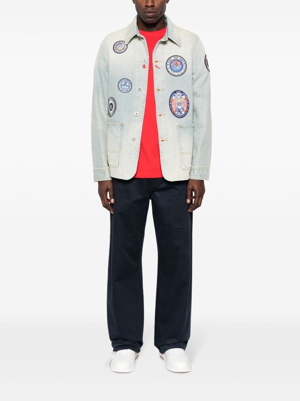 KENZO Kenzo Travel Badge Denim Jacket