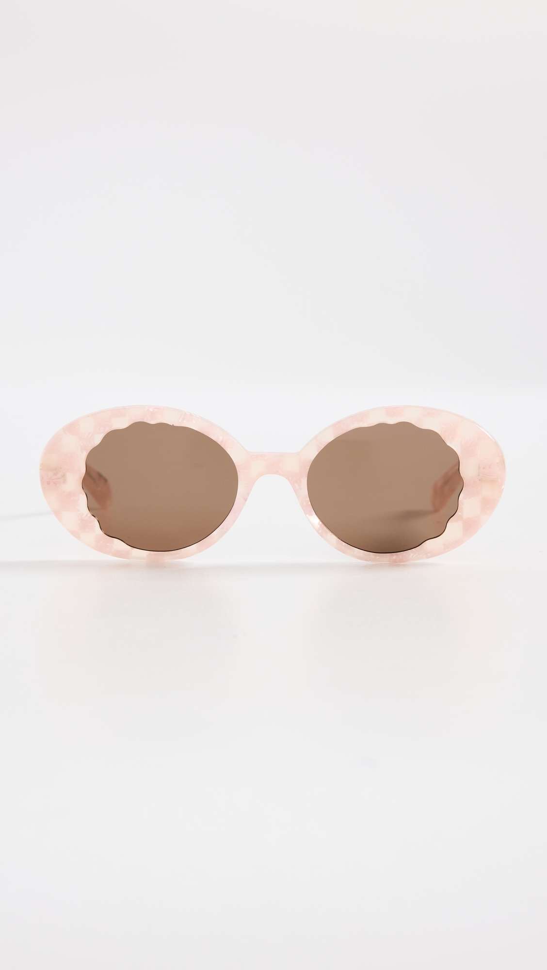 KREWE Alixe plaid Pink Sunglasses KREWE Alixe plaid Pink Sunglasses NEW | Mercari main image 4