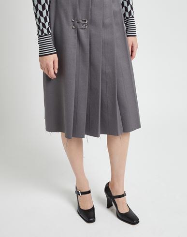 8 BY YOOX Leather Mary Jane Pumps with Buckle