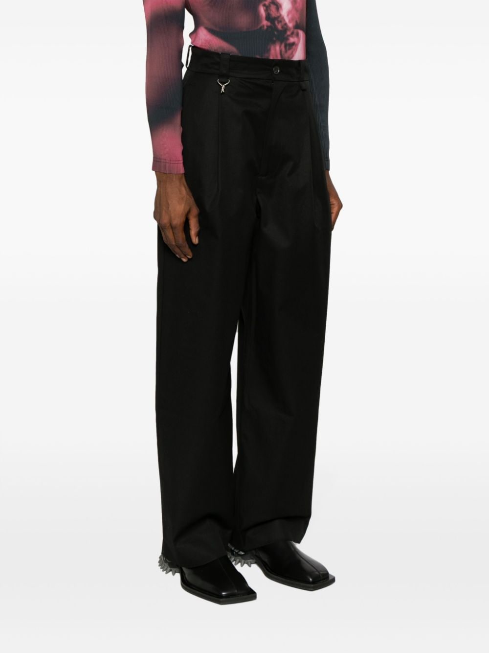 Eytys Scout Mid-Rise Chino Trousers In Black - 70% Off | Editorialist