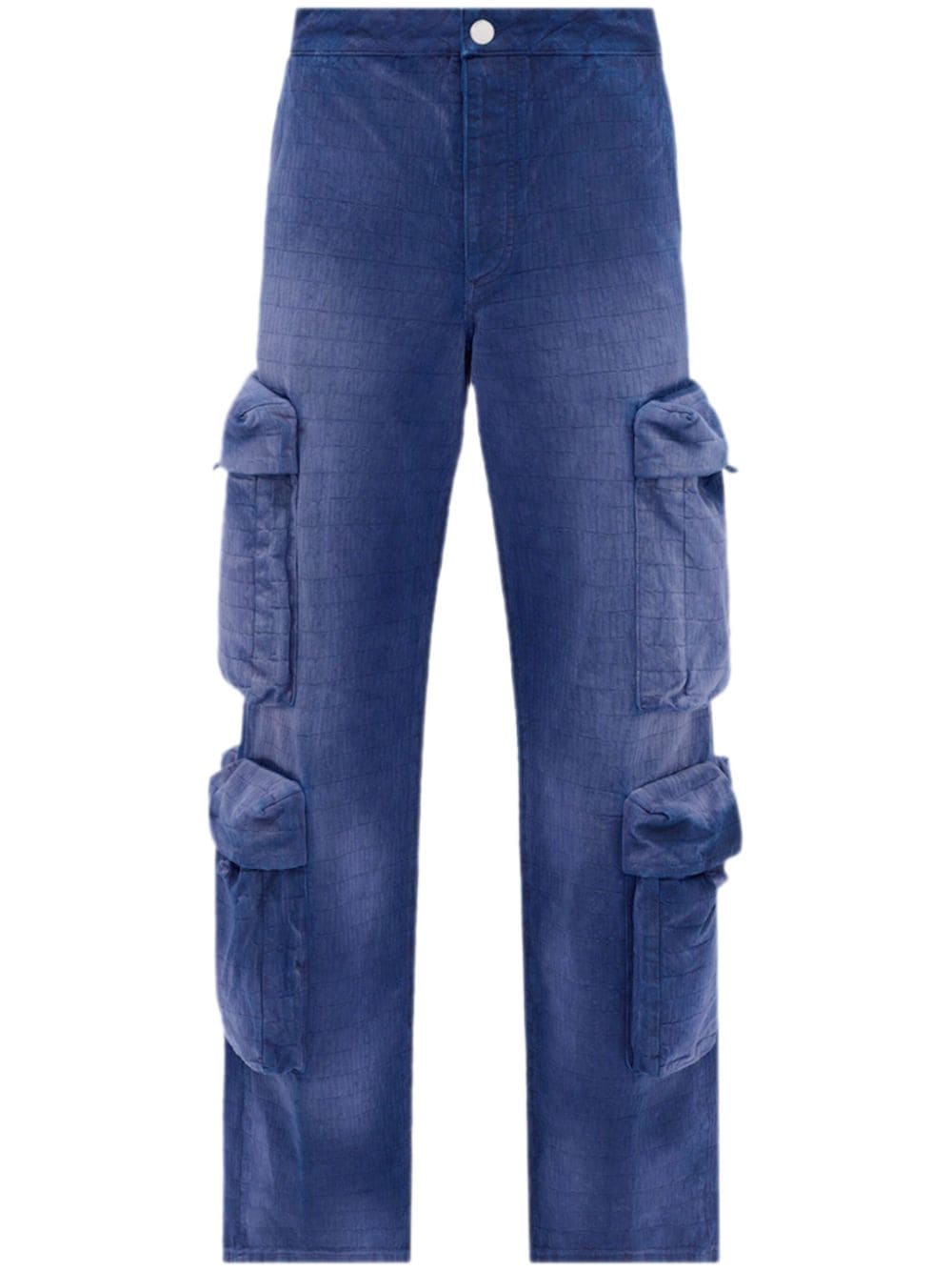 AMIRI AMIRI Logo-Jacquard Cotton Cargo Jeans