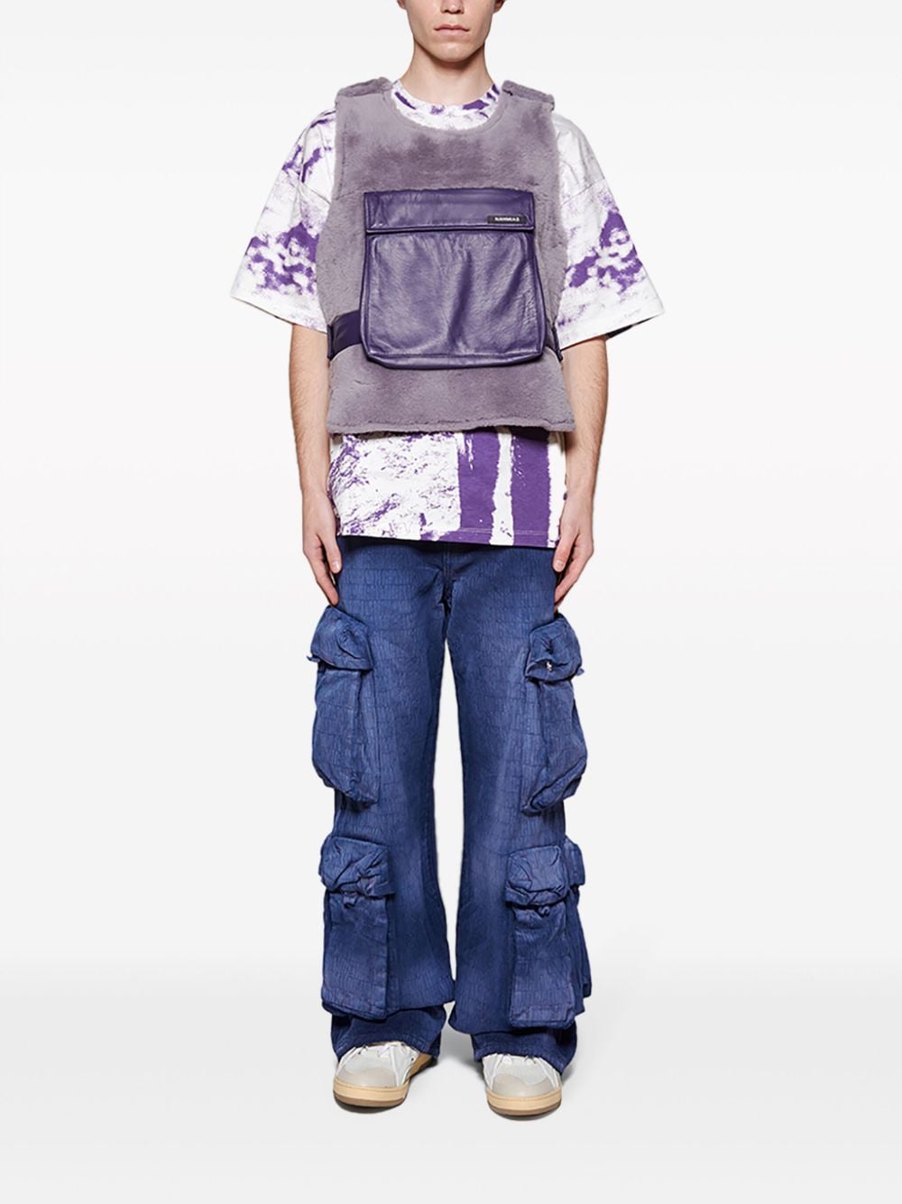 AMIRI AMIRI Logo-Jacquard Cotton Cargo Jeans