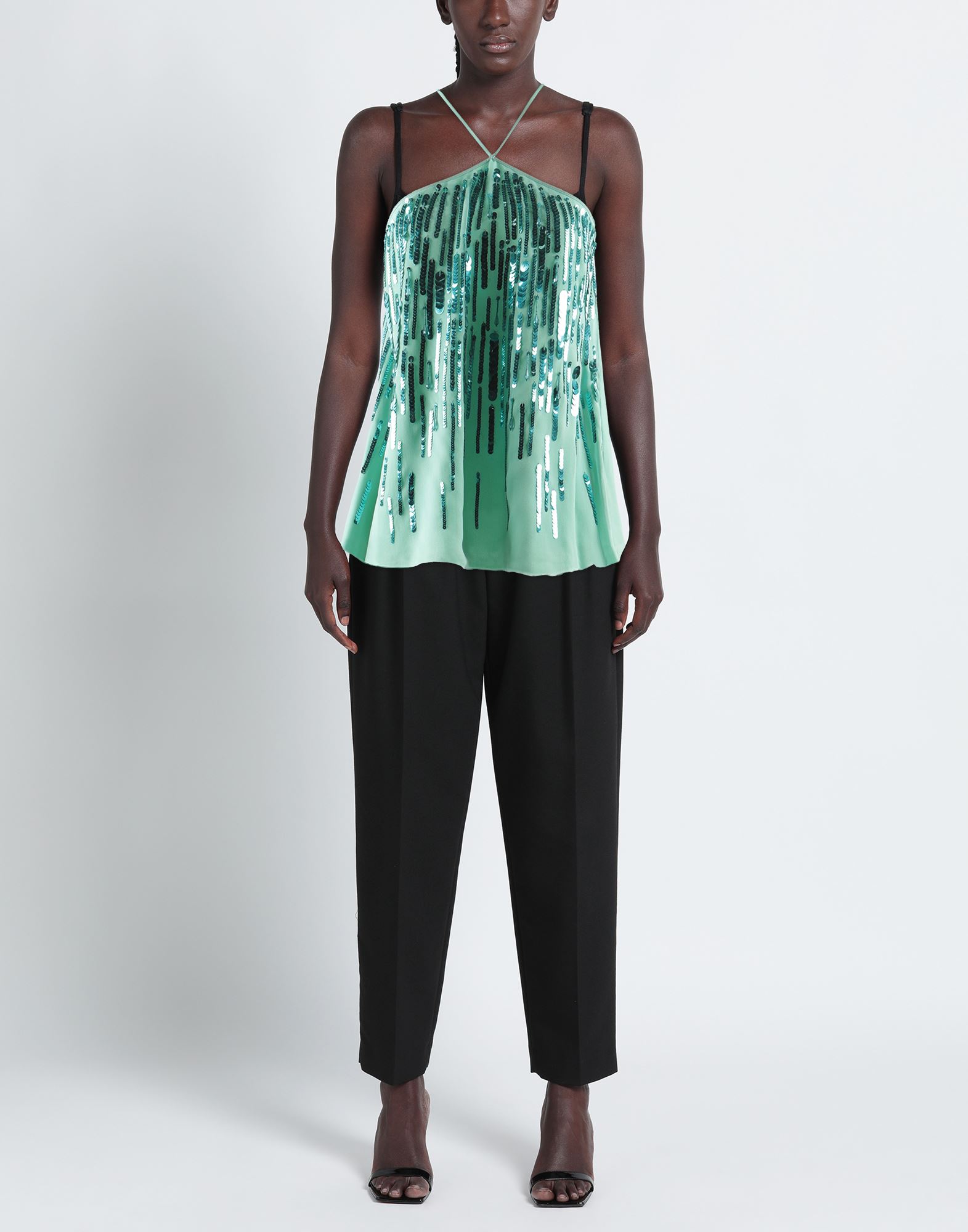BLUMARINE Blumarine Embellished One-Shoulder Top