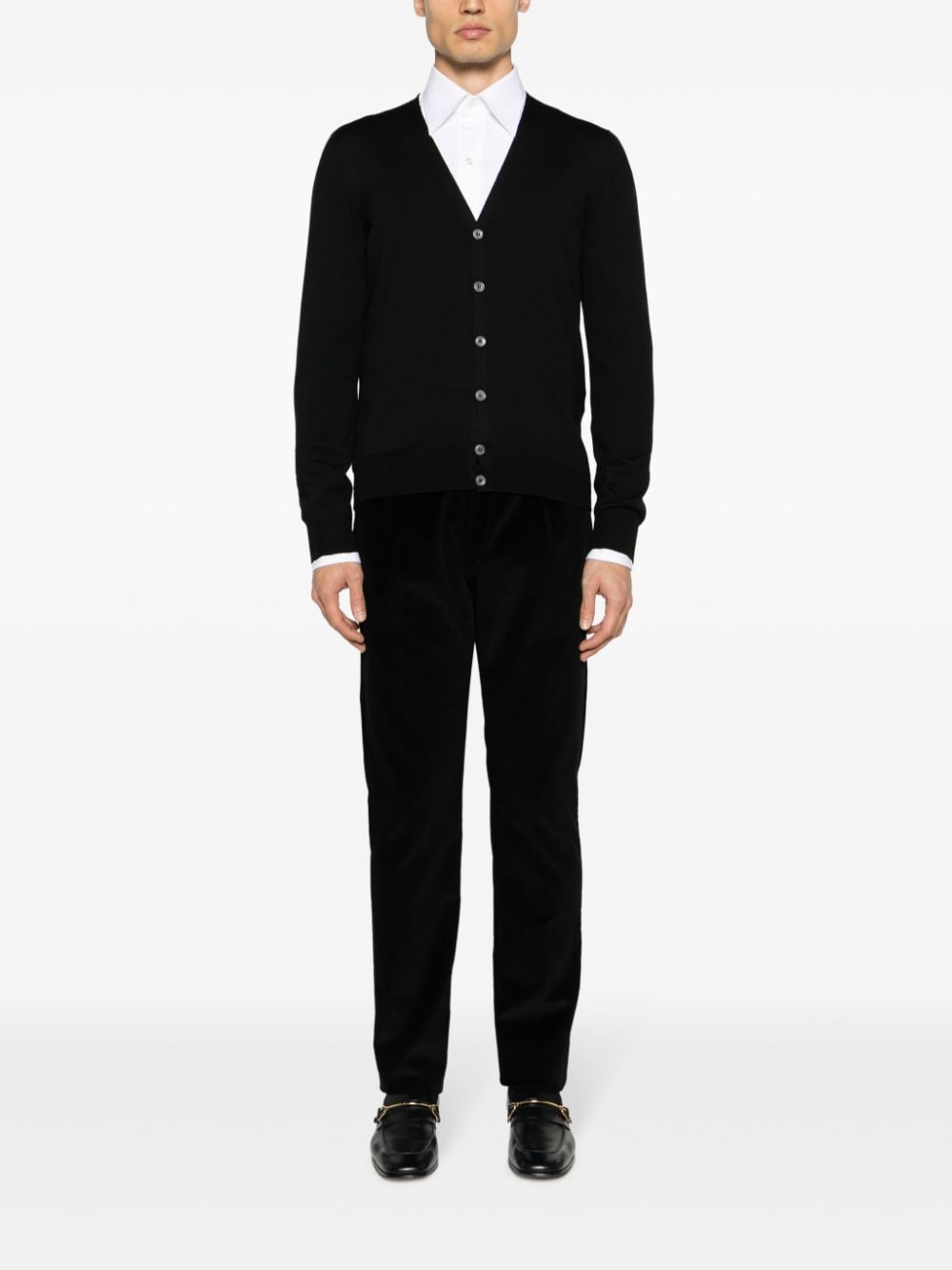 TAGLIATORE Tagliatore Corduroy Straight-Leg Trousers