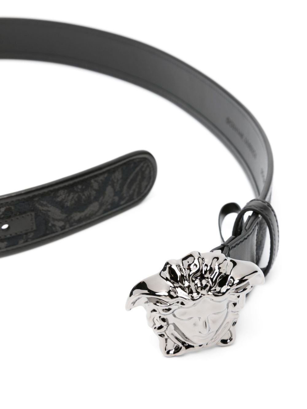 Versace La Medusa Barocco-Jacquard Belt In Black - 25% Off  display picture 1