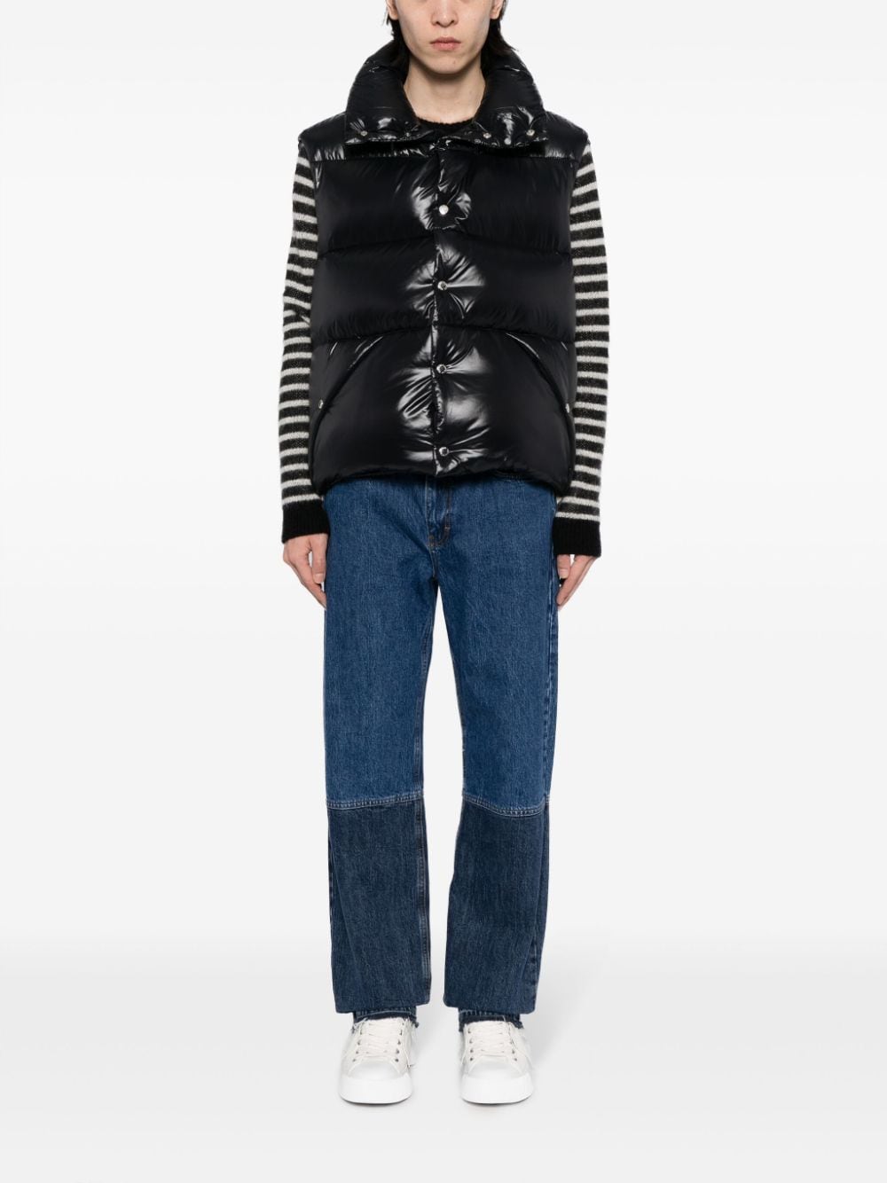 KHRISJOY Khrisjoy Logo-Tape Puffer Gilet
