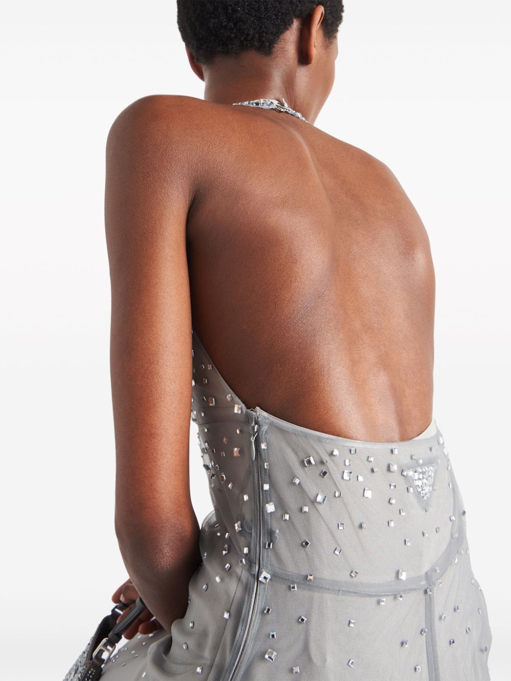 tory burch crystal embroidered slip dress Tory Burch Crystal-Embroidered Slip Dress In Neutrals - 79% Off