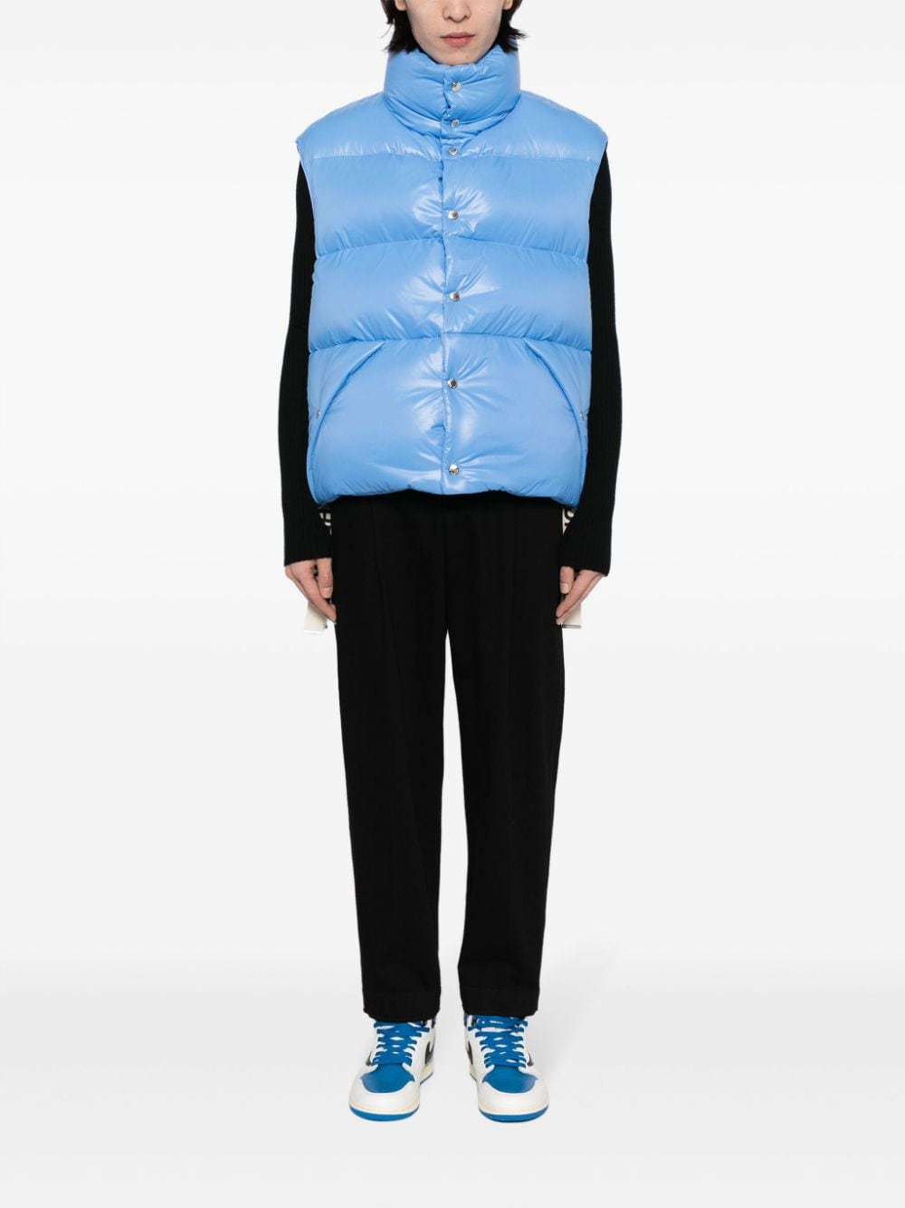 KHRISJOY Khrisjoy Logo-Tape Puffer Gilet