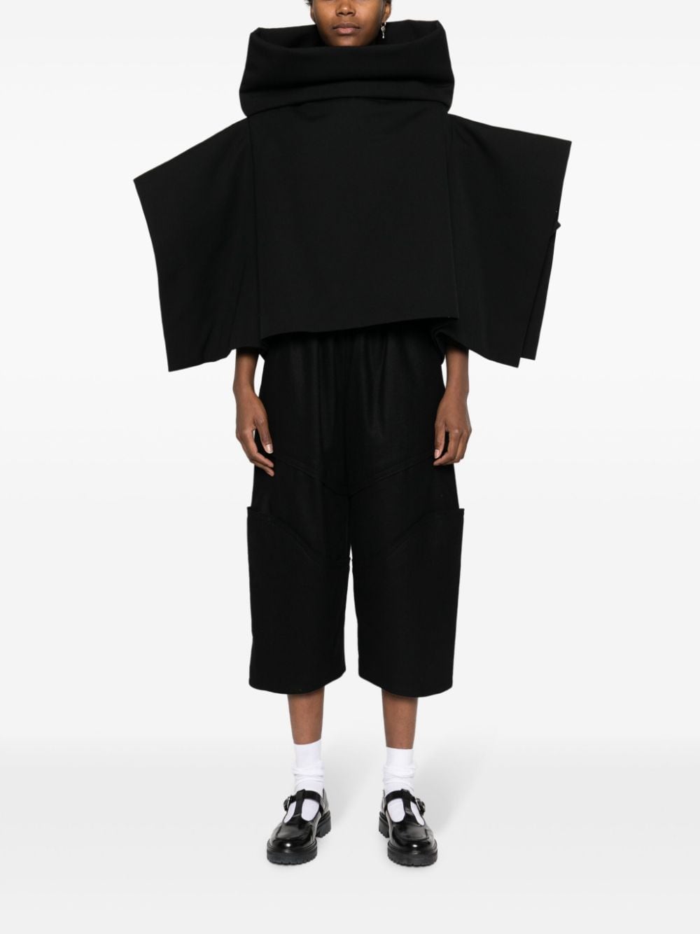 COMME DES GARÇONS Comme Des Garçons Draped Wool Cape