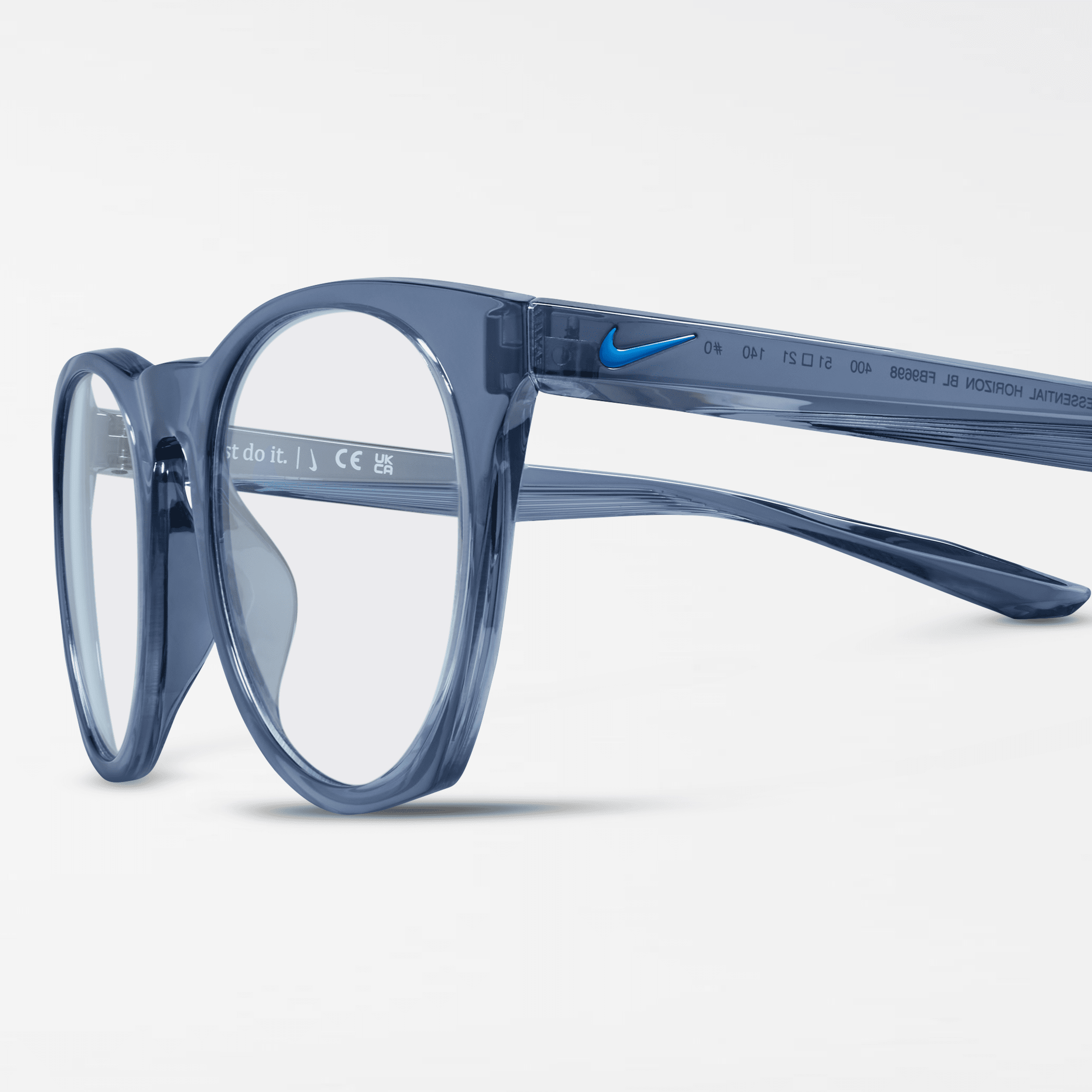 Nike Essential Horizon Blue Light Blocking Glasses Coral Round Frame the-best-blue-light-glasses-by  main image 4