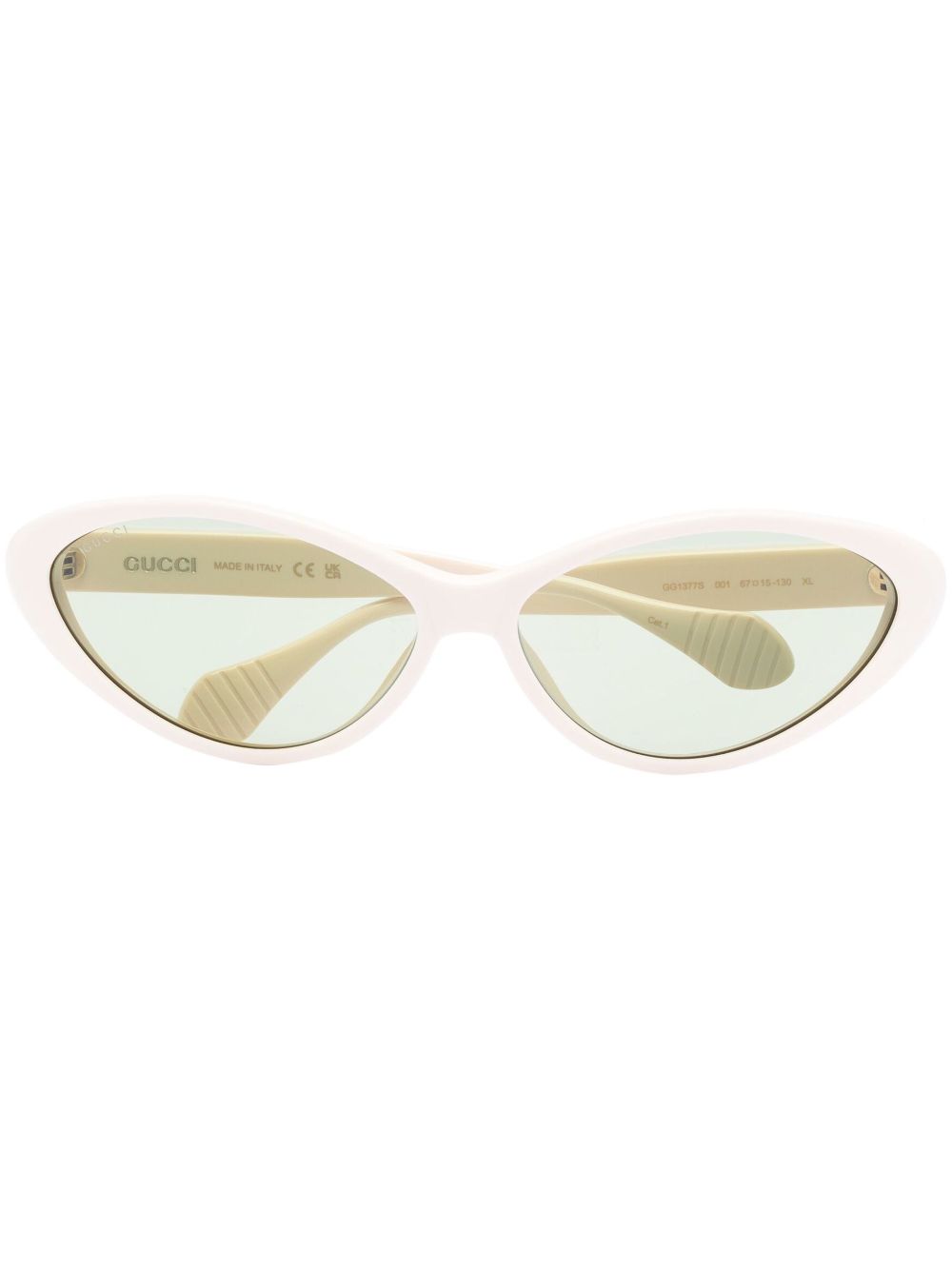 Gucci Cat-Eye Sunglasses In White - 30% Off | Editorialist display picture 1
