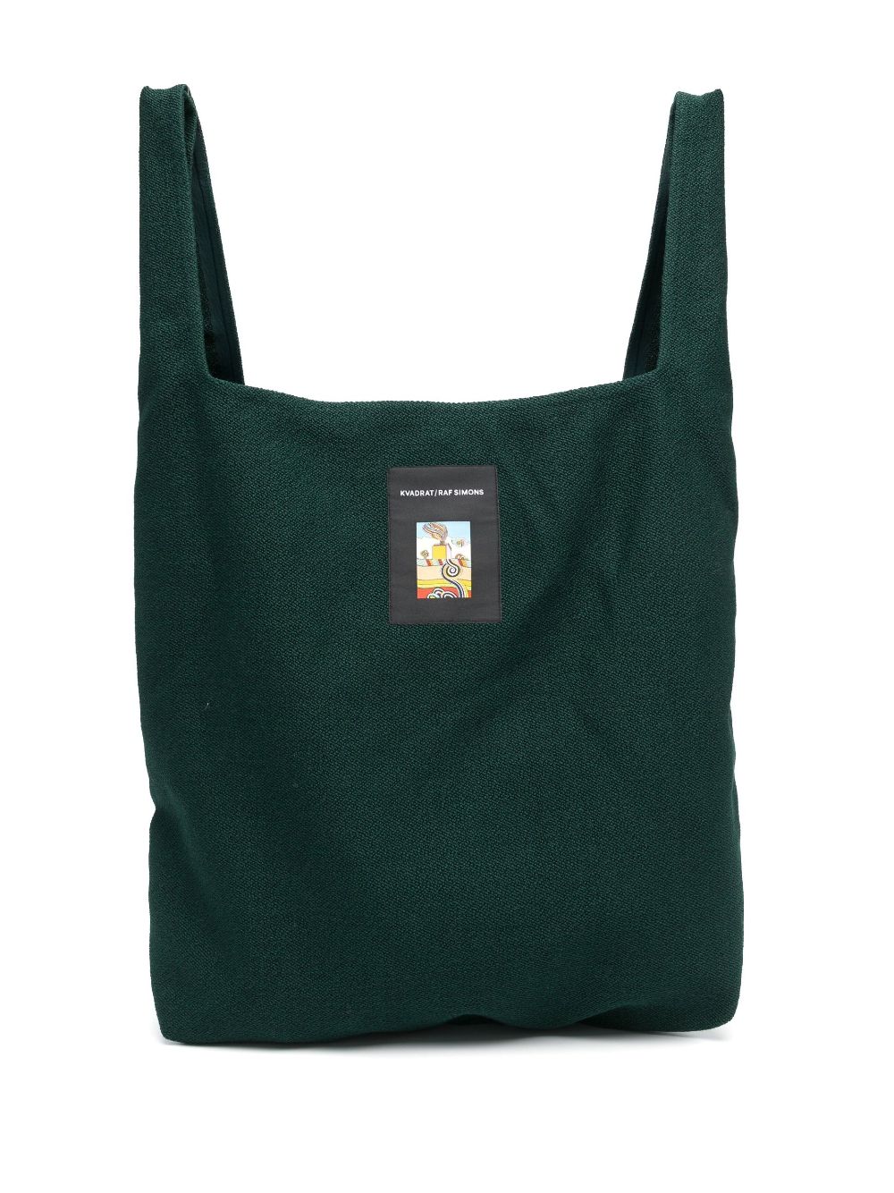 【新品未使用】Kvadrat × Raf Simons ダークグリーン ポーチ Kvadrat X Raf Simons Vidar Large Tote Bag In Green - 30% Off