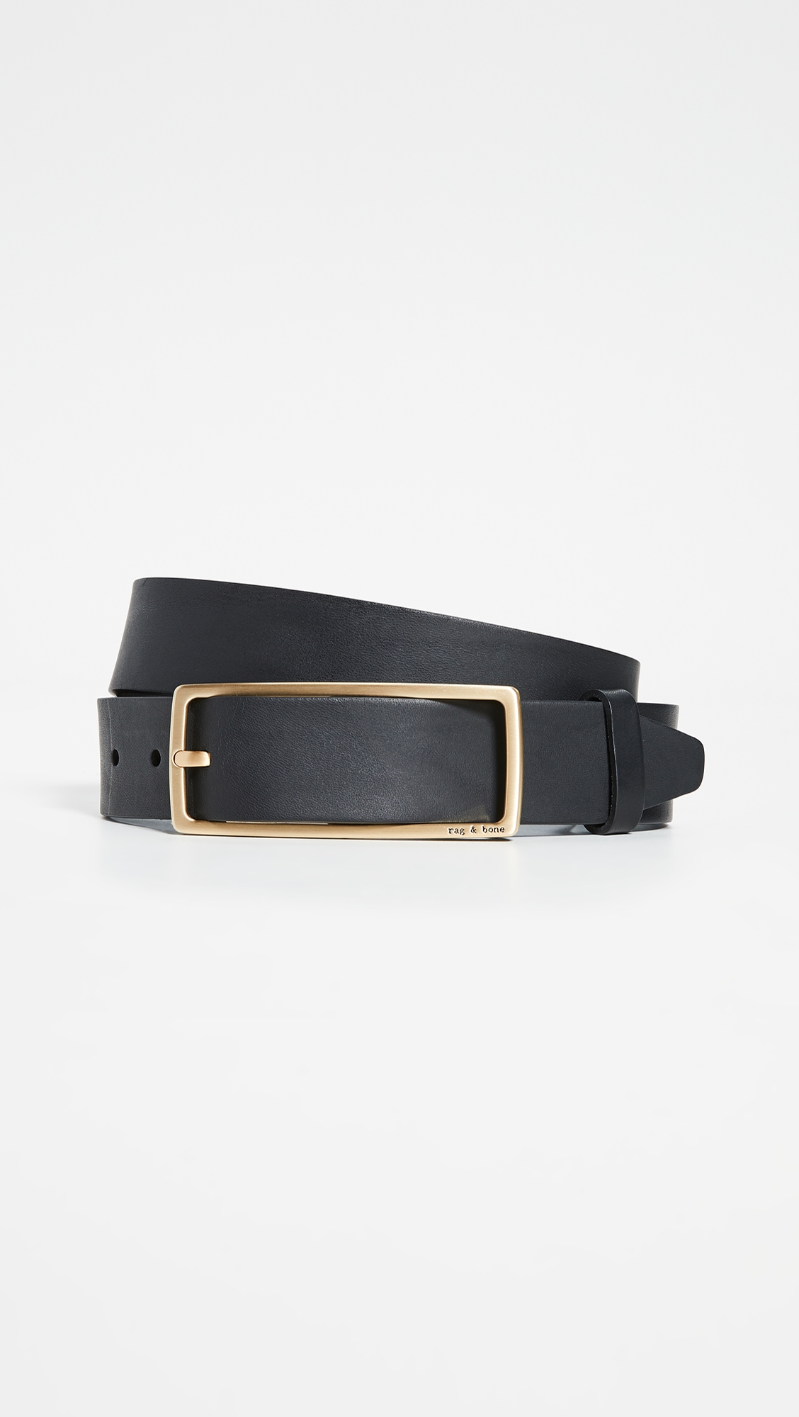 Rag & Bone Harlow Leather Belt In Greige Suede - 40% Off  display picture 1