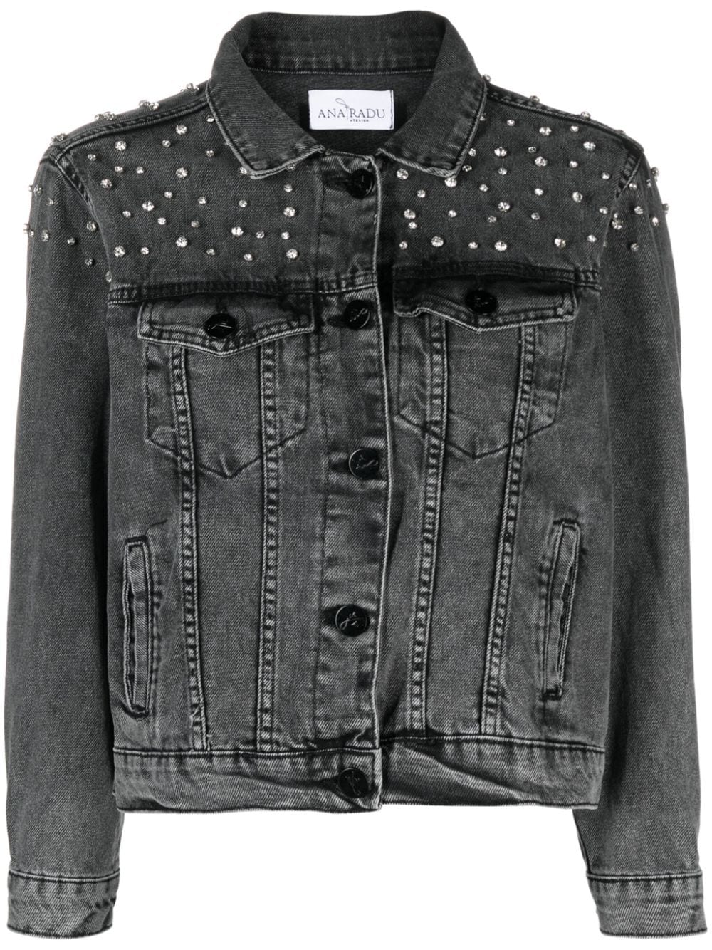 TWINSET TWINSET Barrel Jeans with Stud Embellishments