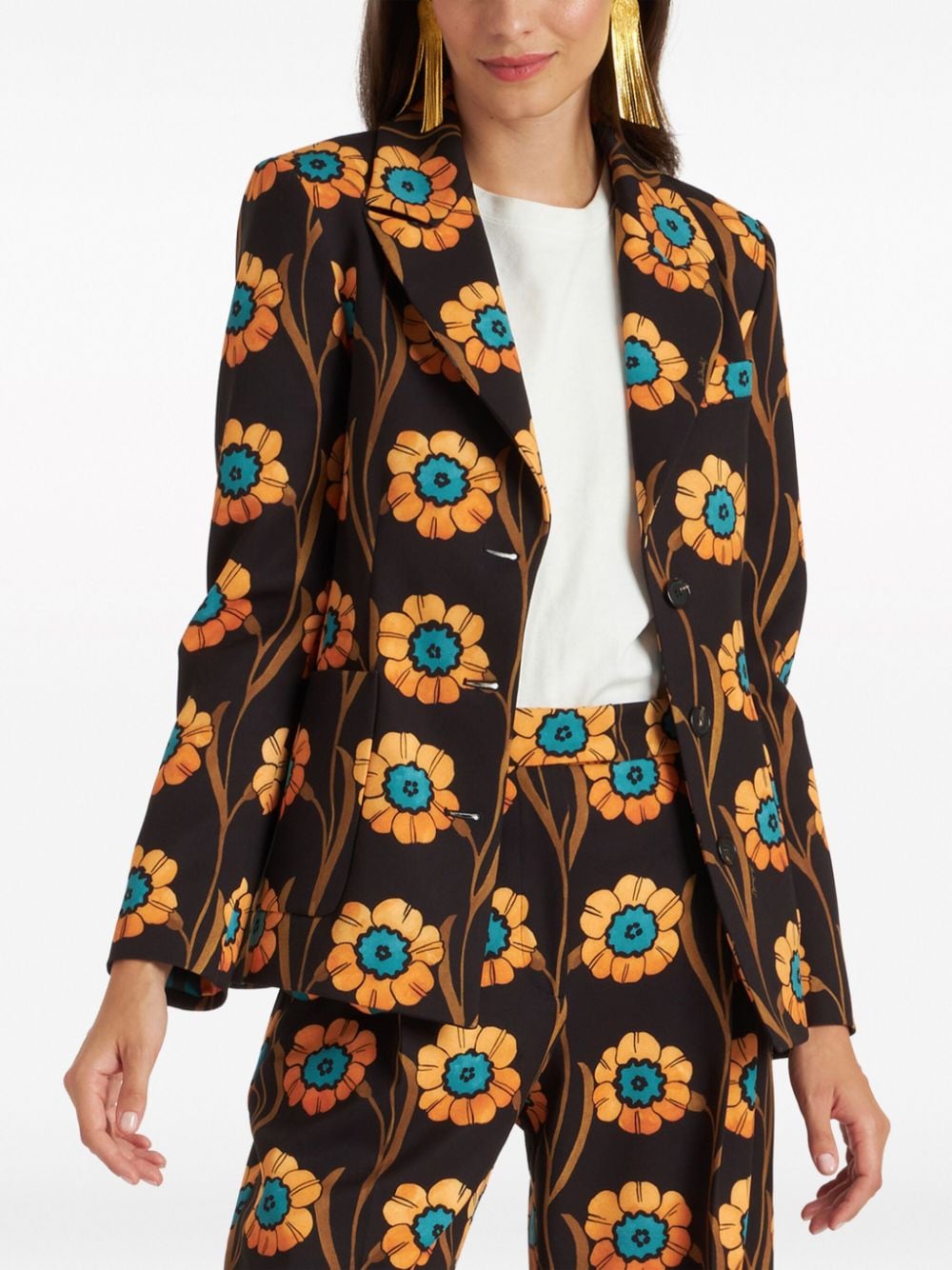 LA DOUBLEJ La DoubleJ 24/7 Floral-Print Blazer