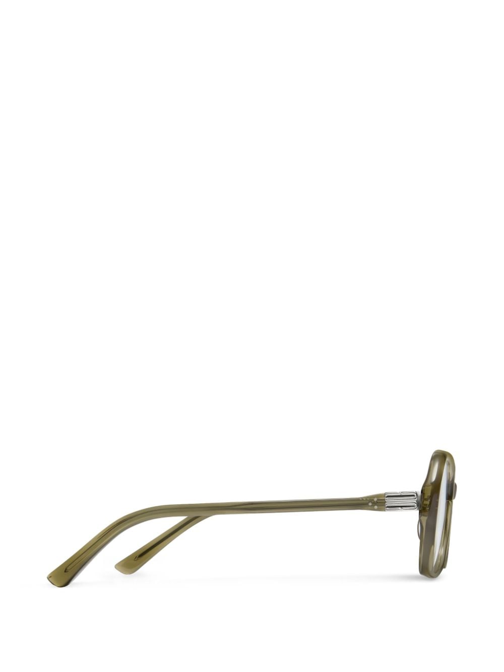 Gentle Monster Beca Kc1 Square-Frame Glasses - Green | Editorialist