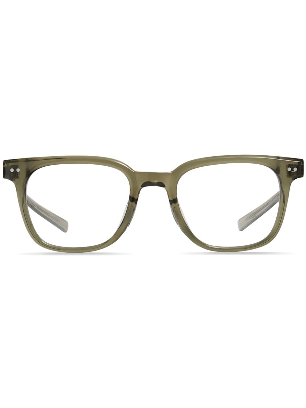 Gentle Monster Beca Kc1 Square-Frame Glasses - Green | Editorialist