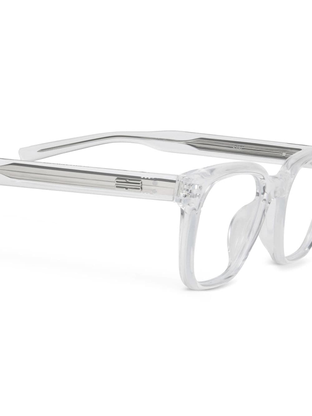 Gentle Monster Karl C1 Square-Frame Glasses - White | Editorialist