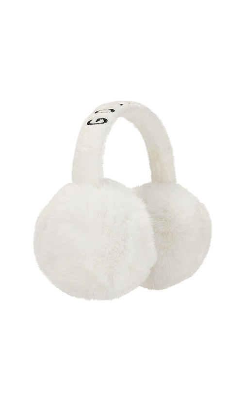 Goldbergh Fluffy Ear Warmers - White - 55% Off | Editorialist display picture 1