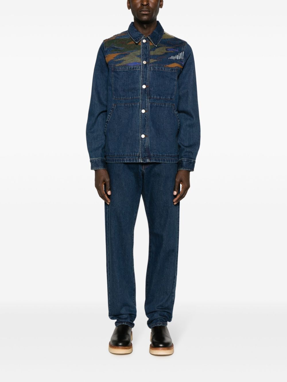 PAUL SMITH PS Paul Smith Embroidered Cotton Jeans