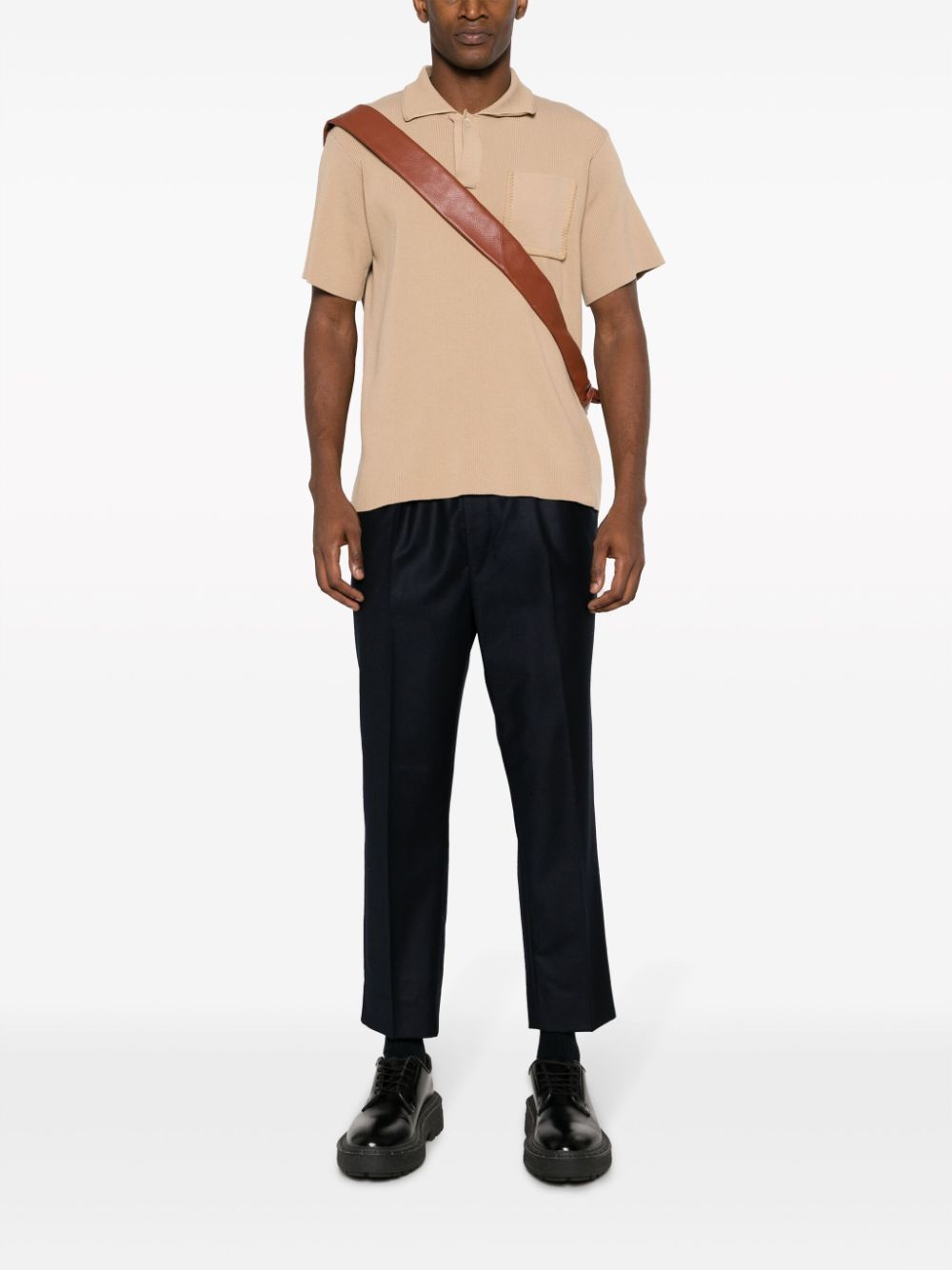 AMI AMI Paris Cropped Tailored Trousers
