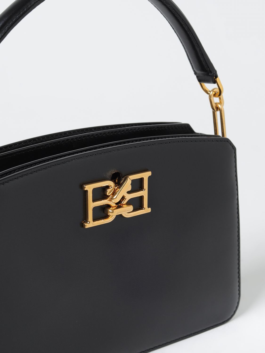 Bally Leather Shoulder Bag In Black - 40% Off | Editorialist