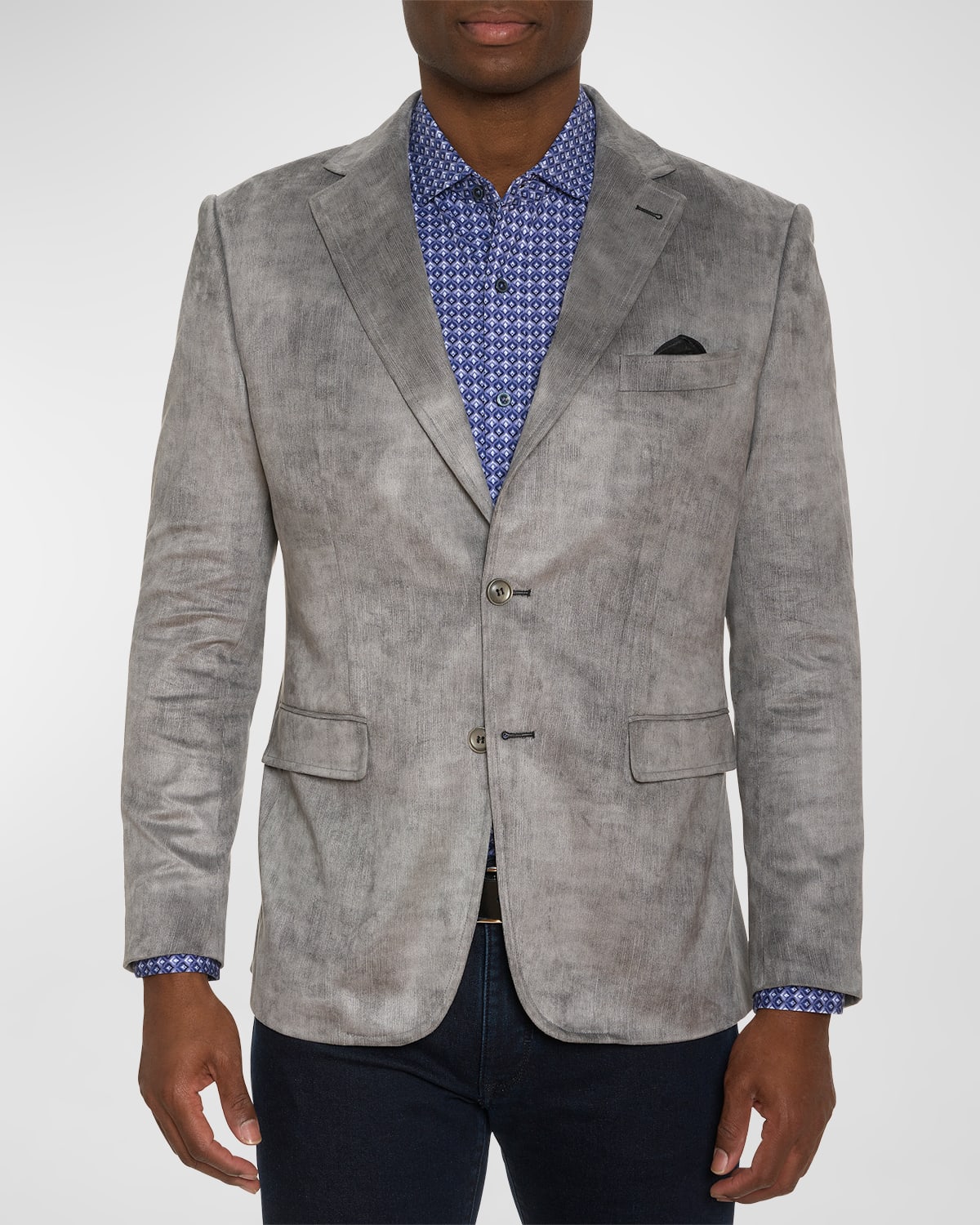 Robert Graham Lubrano Knit Sport Coat - Grey | Editorialist