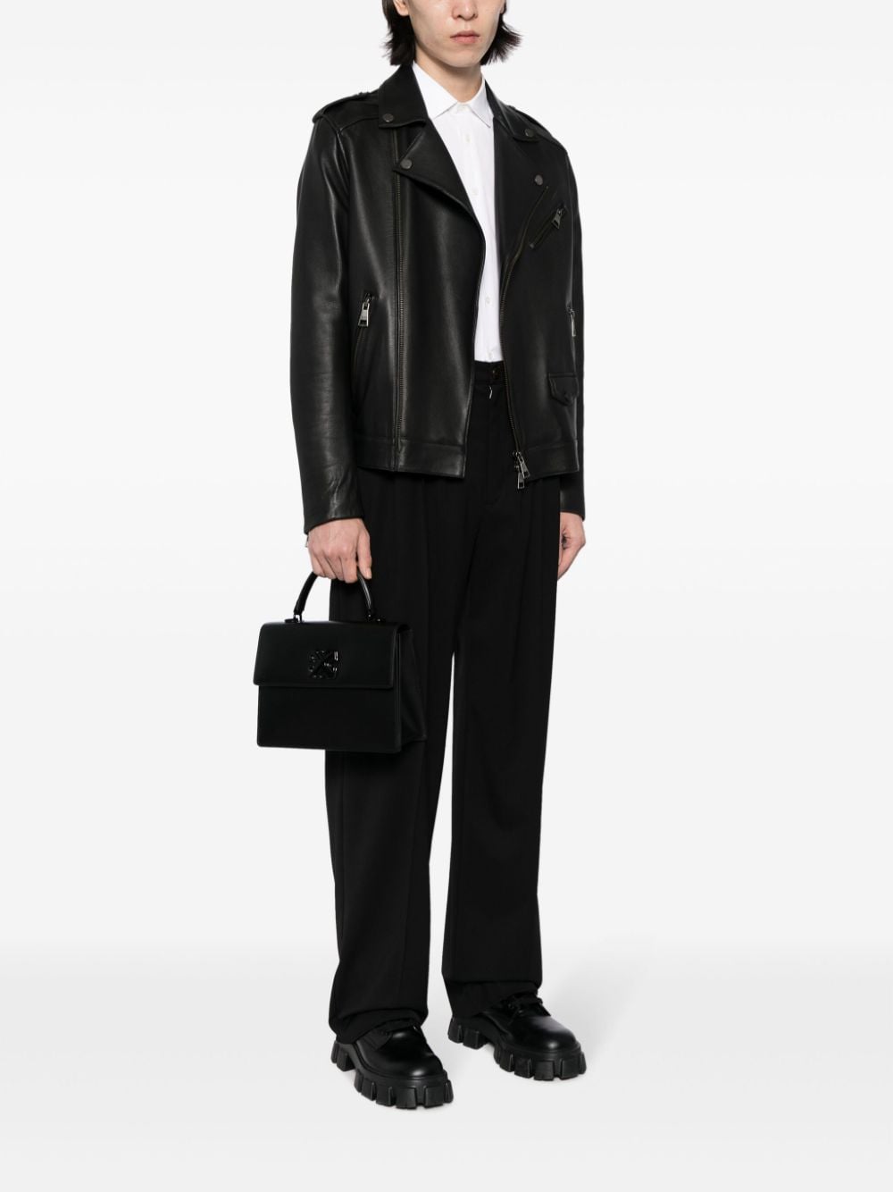 OFF-WHITE Jitney Top-Handle Bag