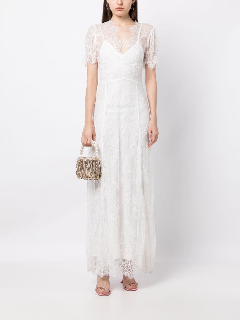 MACGRAW Macgraw Endora Laced Maxi Dress