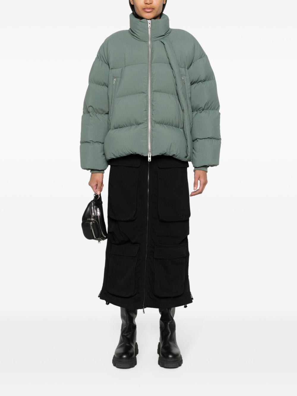 Y3 Y-3 x Asymmetric Puffer Jacket