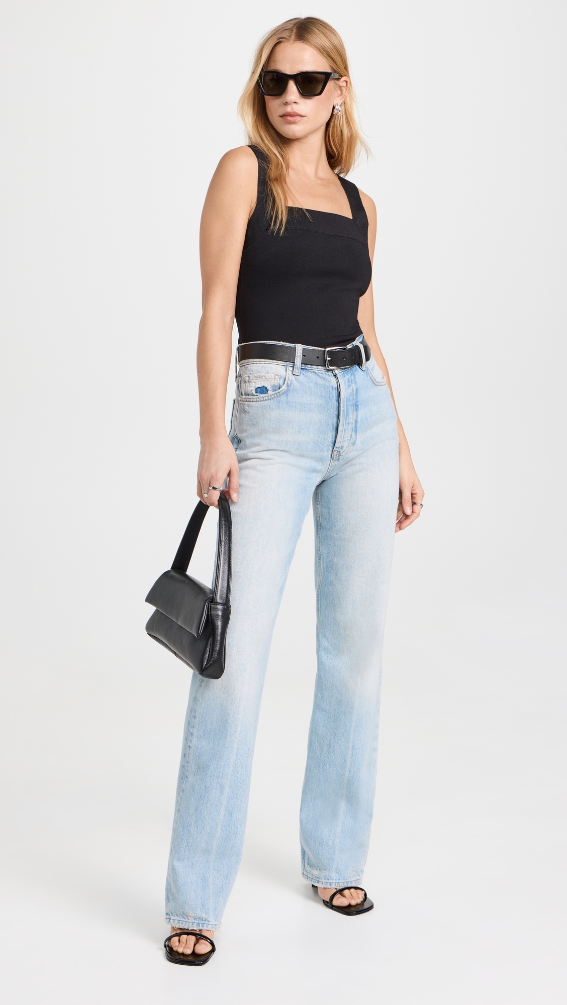 SIMKHAI SIMKHAI Madine Ribbed Knit Tank Top