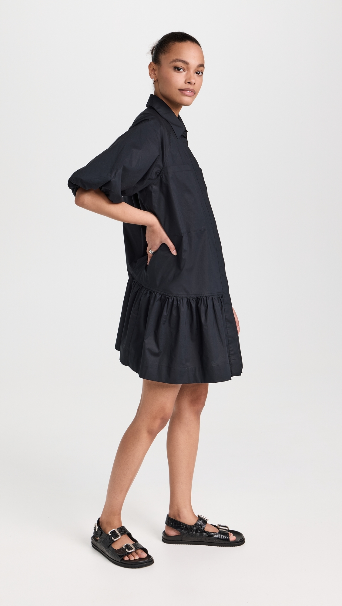 SIMKHAI SIMKHAI Crissy Cotton Poplin Mini Dress