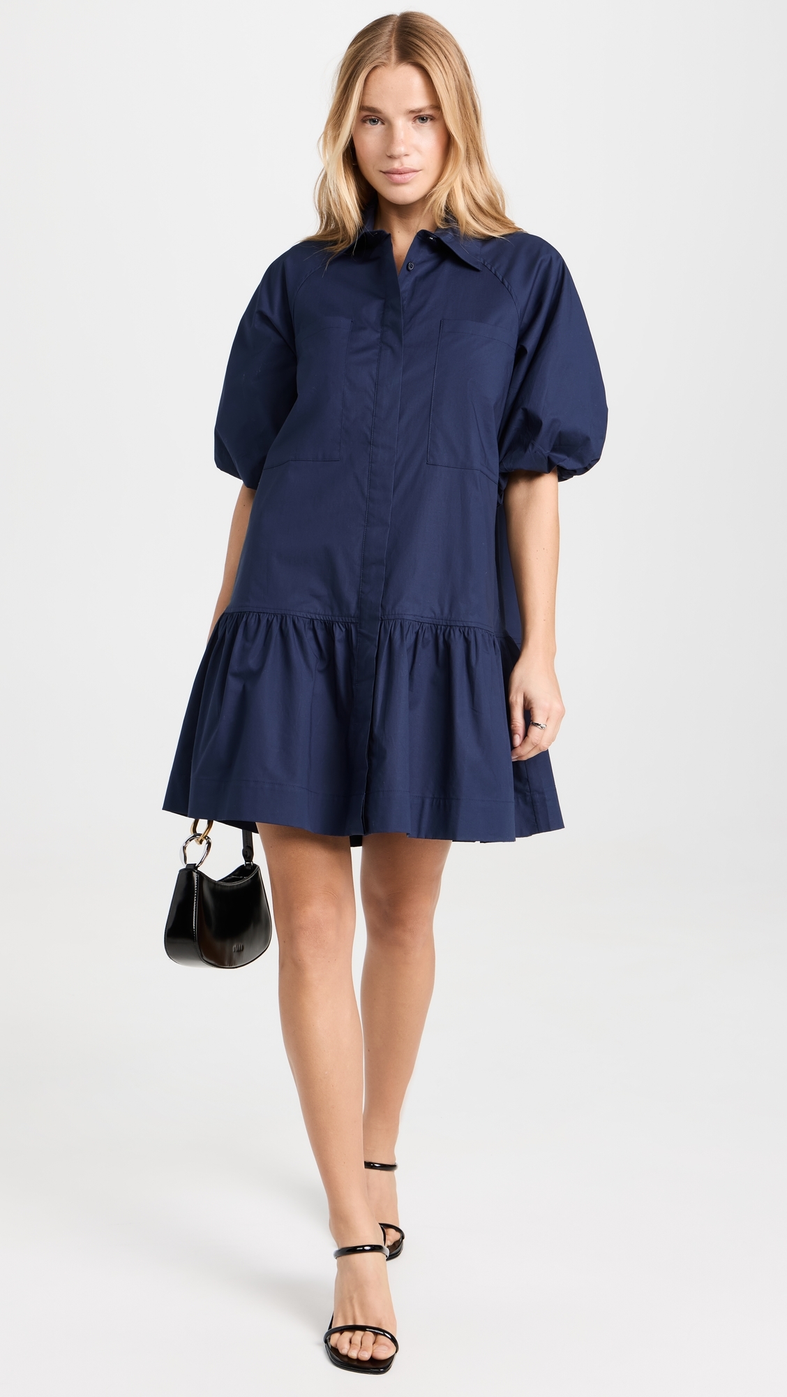 SIMKHAI SIMKHAI Crissy Cotton Poplin Mini Dress
