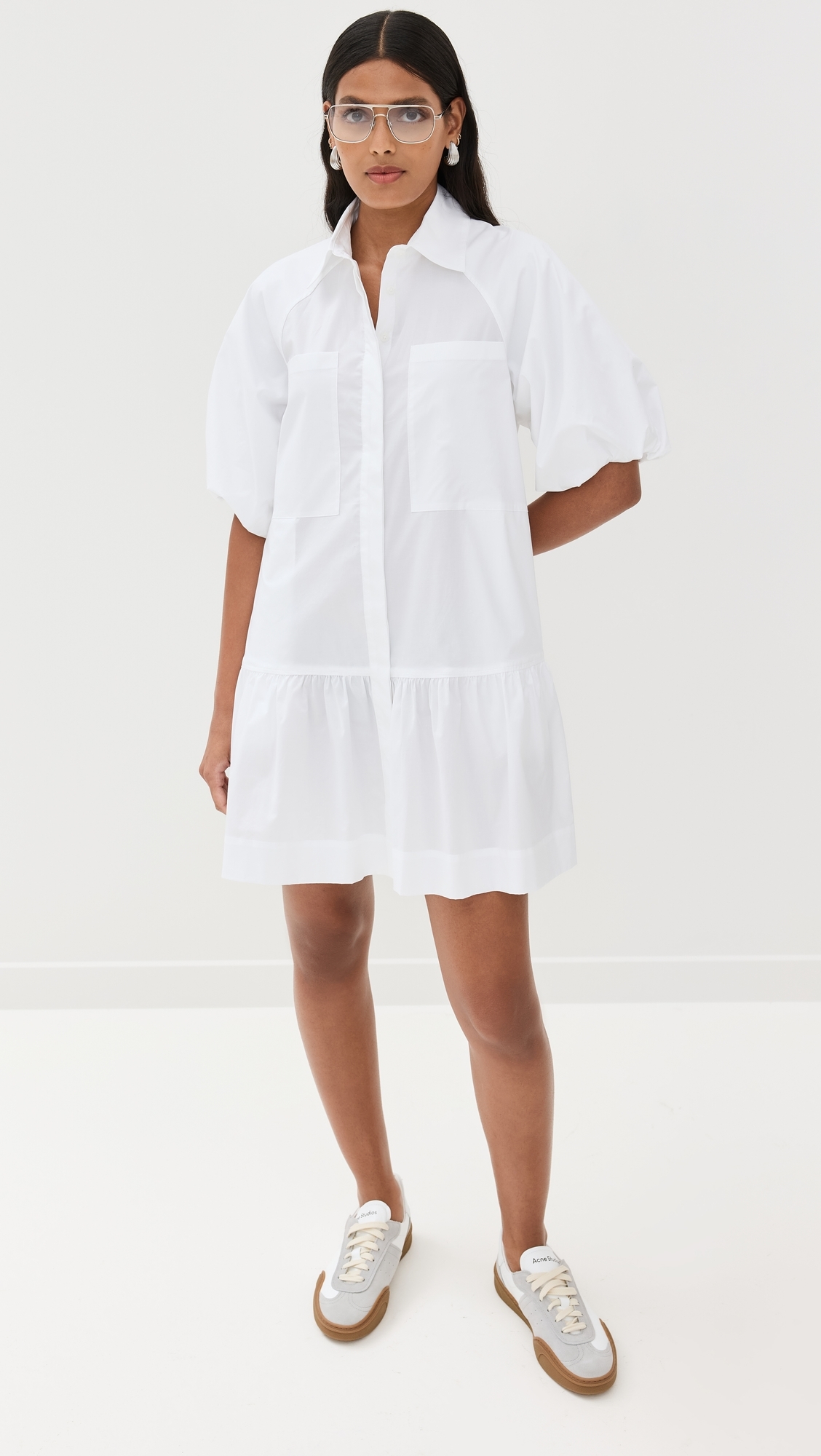 SIMKHAI SIMKHAI Crissy Cotton Poplin Mini Dress