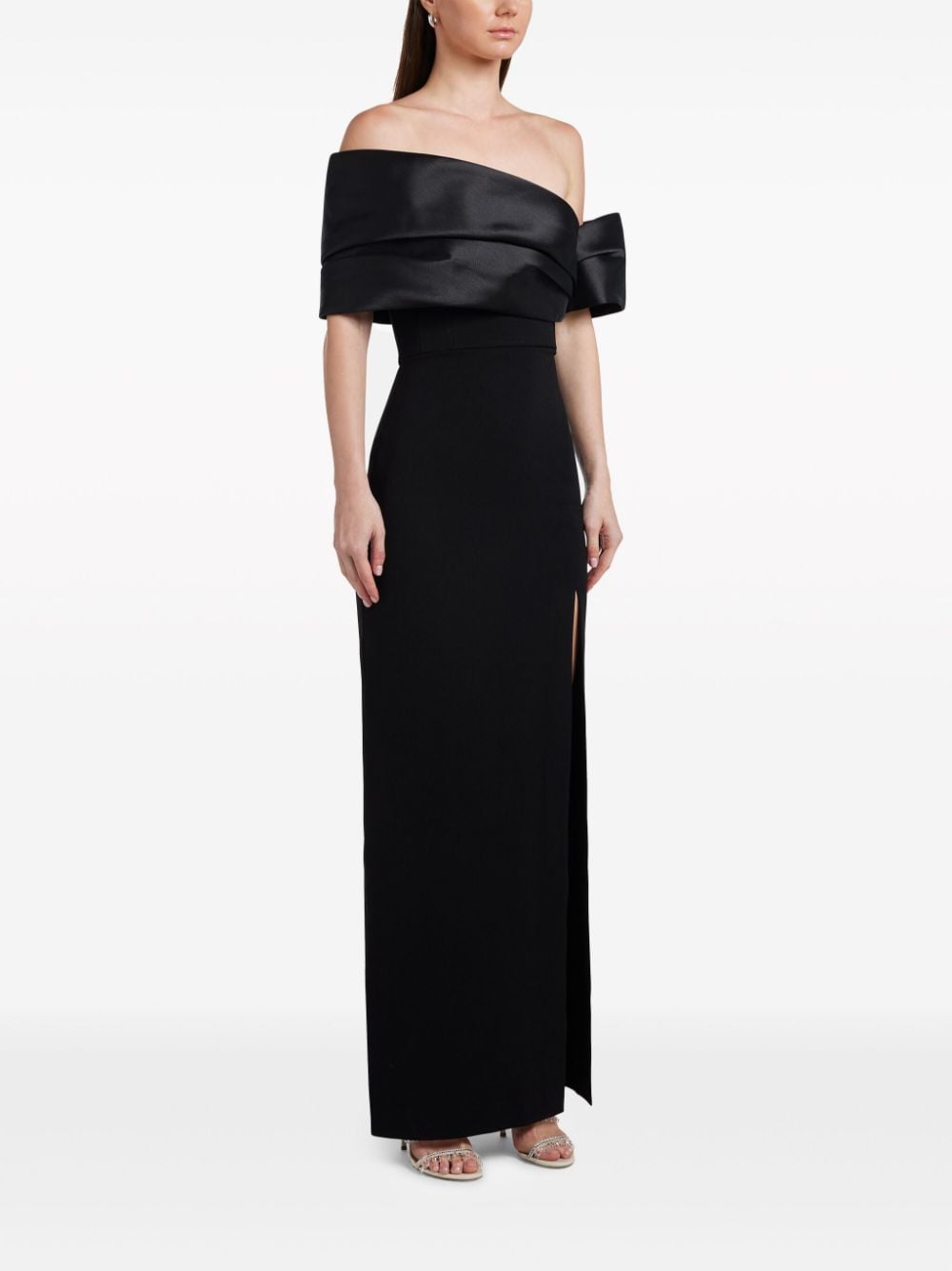 SOLACE LONDON Solace London Alexis Off-Shoulder Evening Maxi Dress