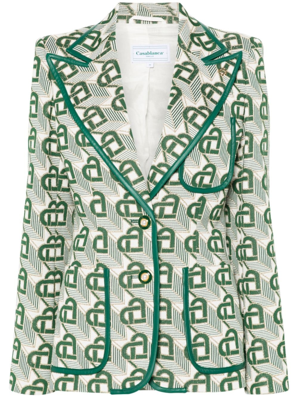 CASABLANCA Casablanca Heart-Jacquard Blazer