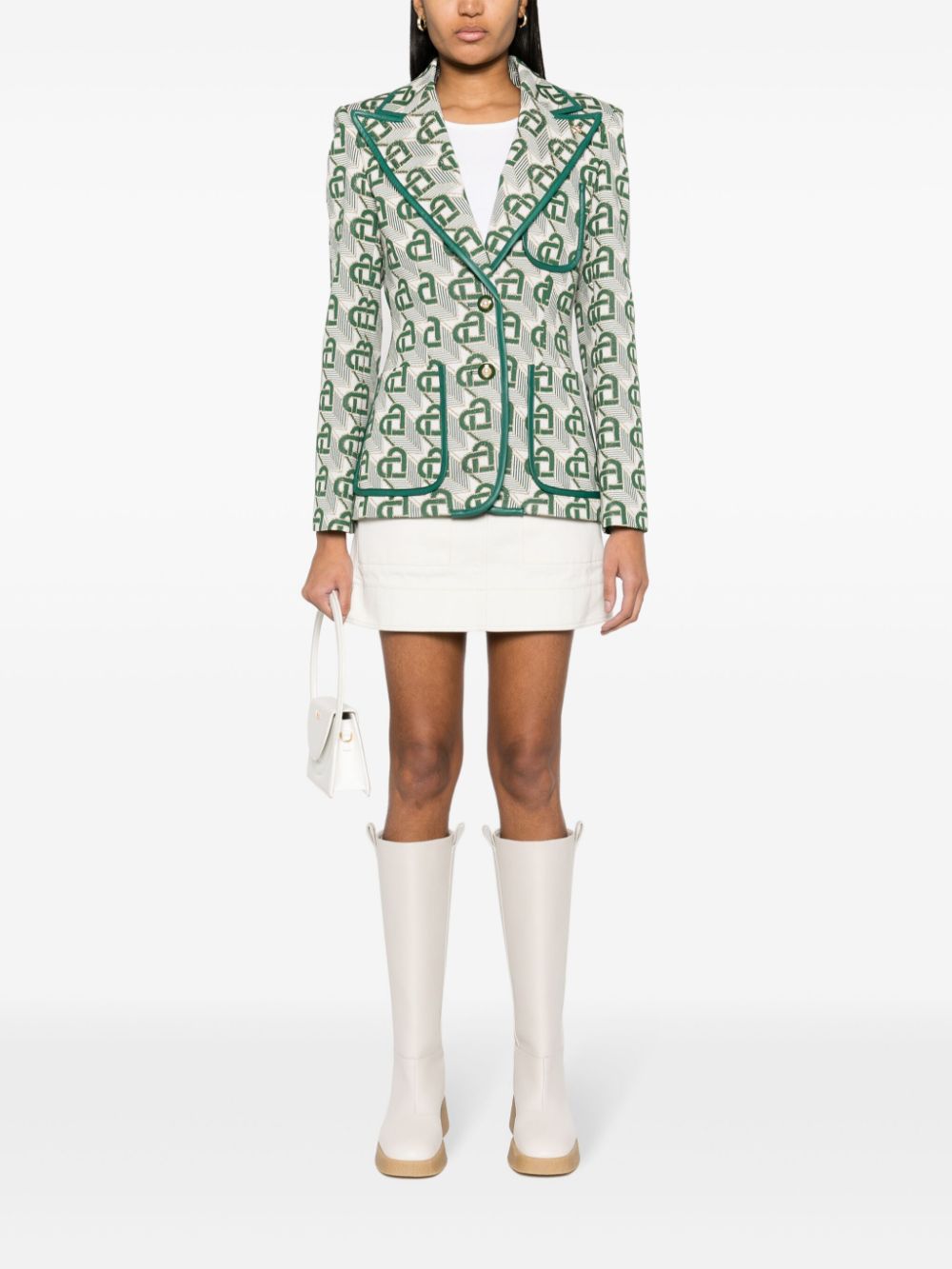 CASABLANCA Casablanca Heart-Jacquard Blazer