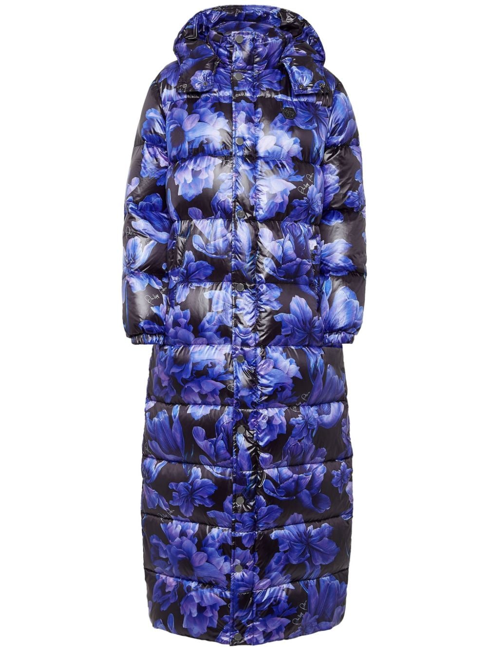 PHILIPP PLEIN Philipp Plein Floral-Print Feather-Down Jacket
