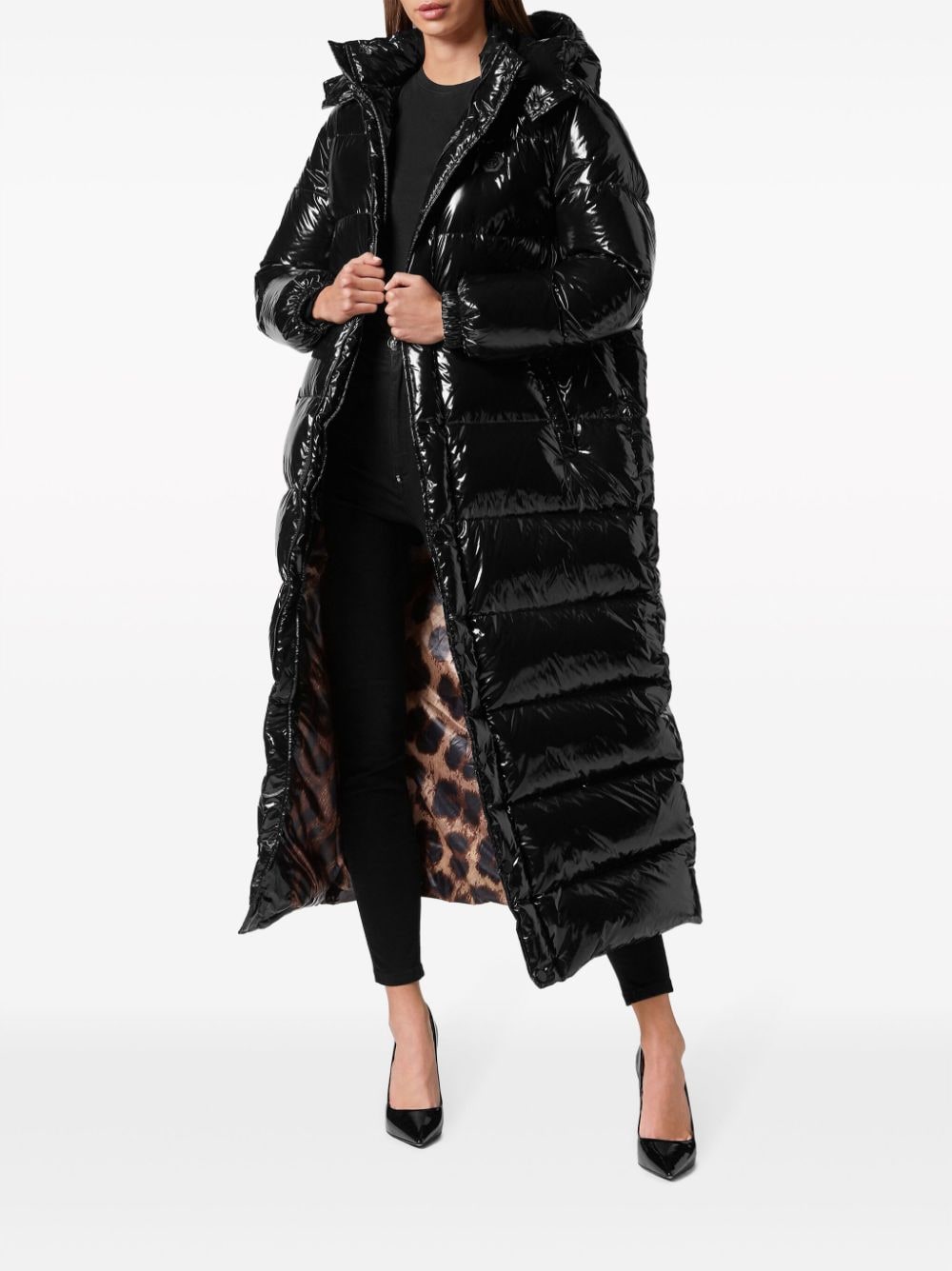 PHILIPP PLEIN Philipp Plein High-Shine Padded Jacket
