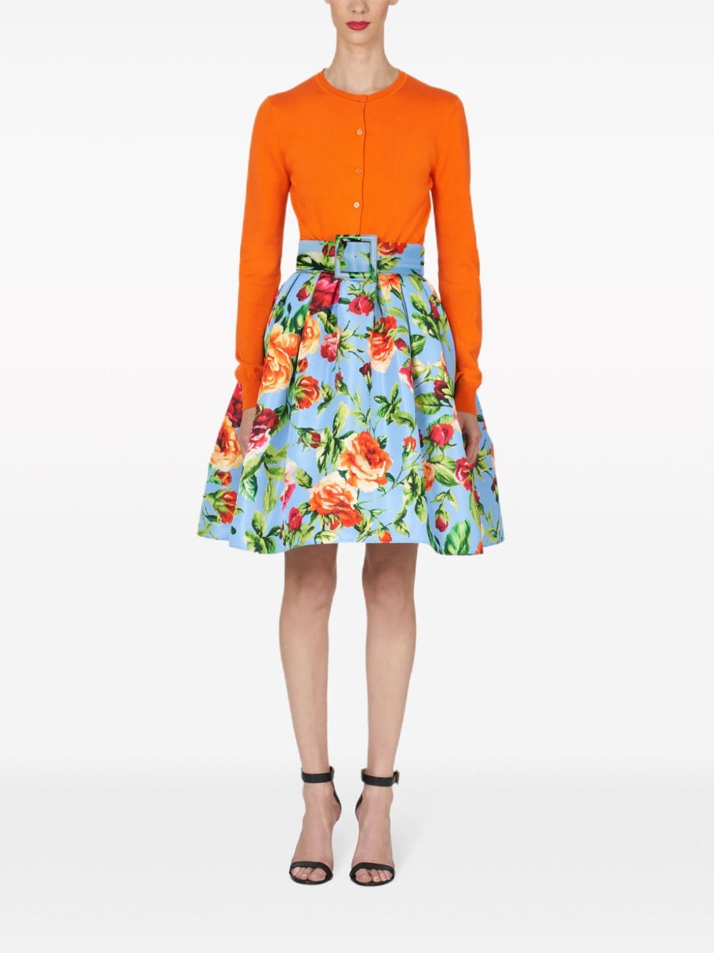 CAROLINA HERRERA Carolina Herrera Floral-Print Skirt