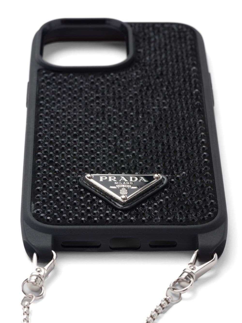 Prada Iphone 14 Pro Padded-Design Case - Black | Editorialist