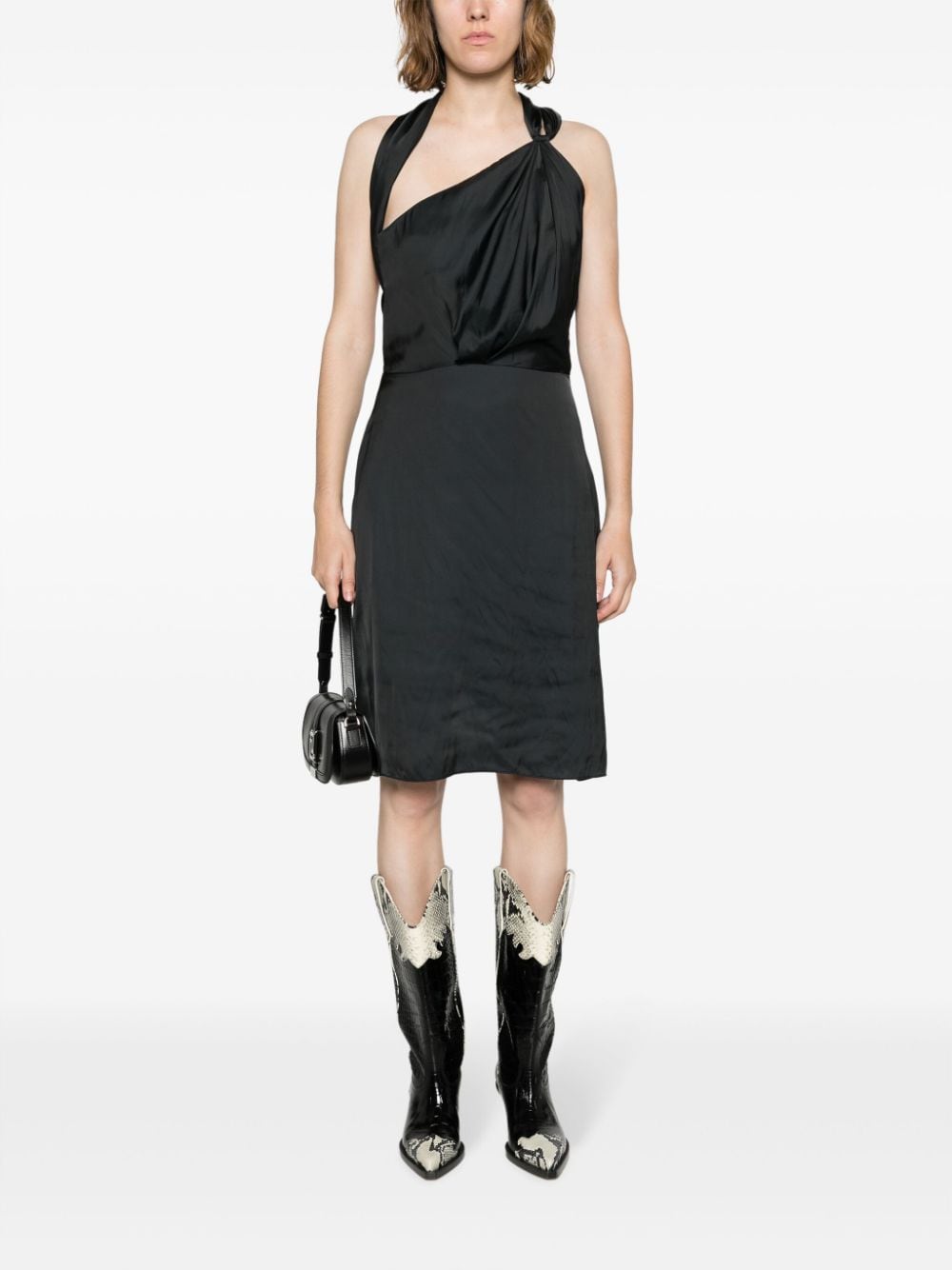 ZADIG&VOLTAIRE Zadig&Voltaire razal pleat-detail satin midi dress