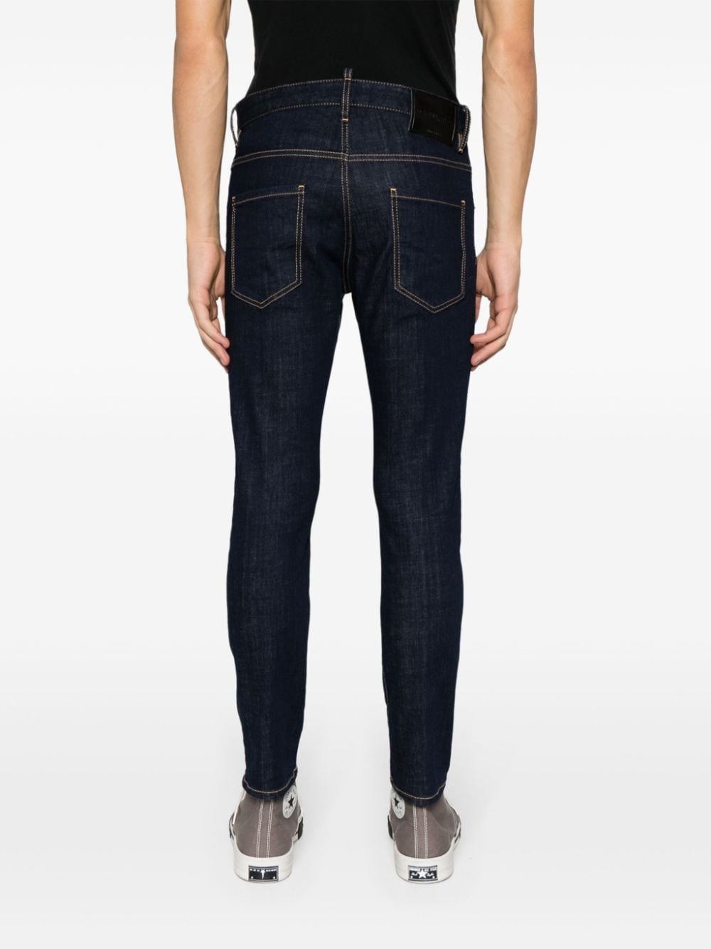 Dsquared2 Dark Clean Wash Skater Jeans - Blue | Editorialist