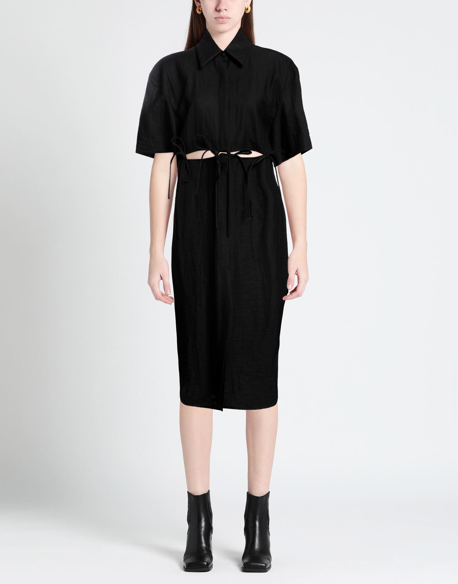 ワンピース YUZEFI DRESS (YUZRS23RWDR0900 BLACK) Yuzefi Dress In Black - 38% Off | Editorialist